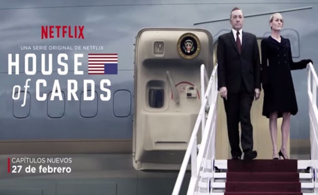 Netflix presenta: afiche oficial de la tercera temporada de House of Cards