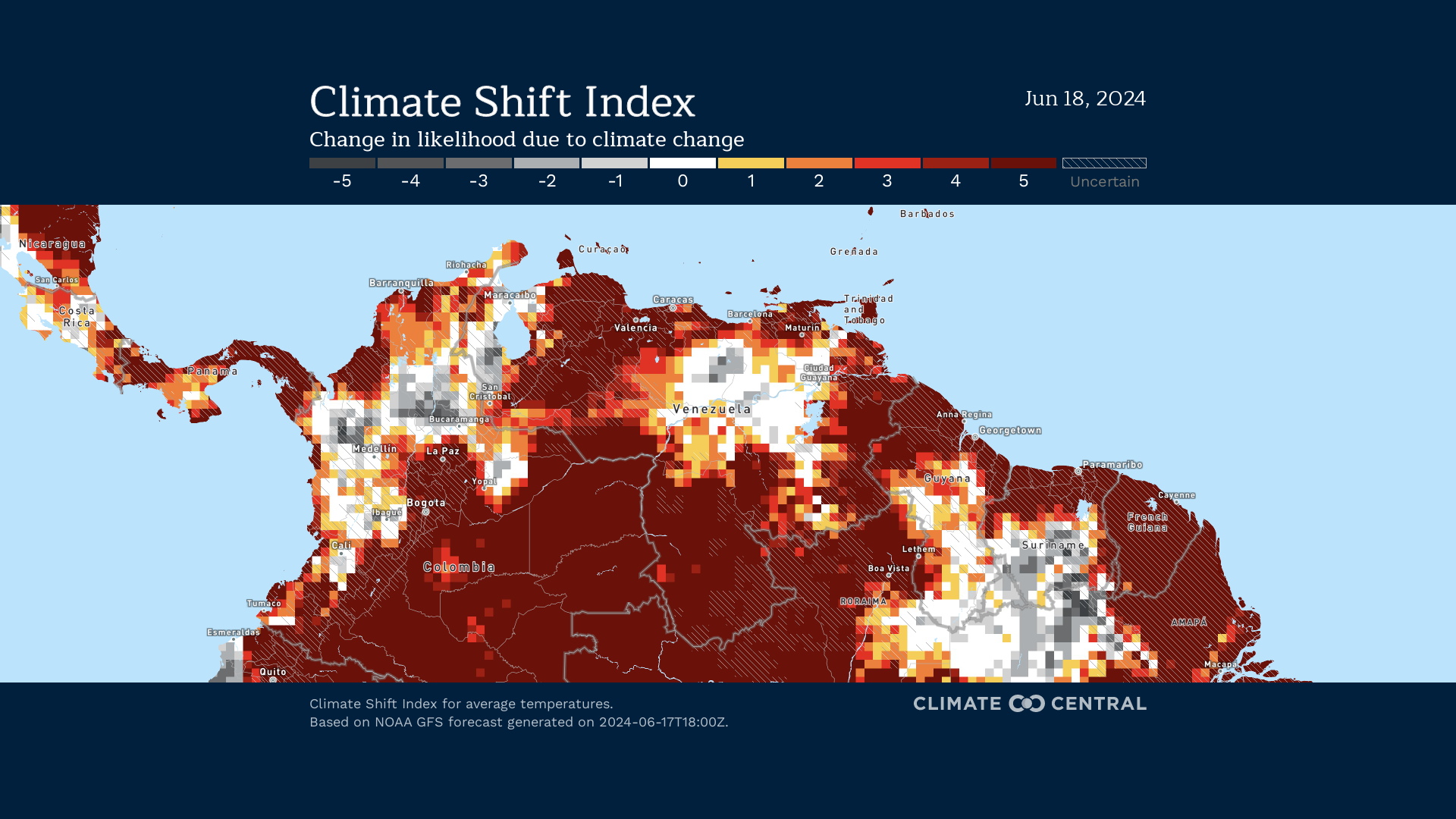 Climate Central: Venezuela tuvo 100 días más calurosos por el cambio ...